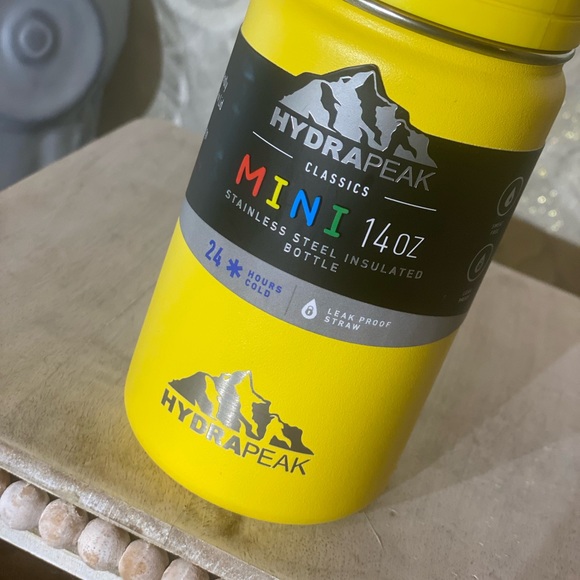 Hydrapeak | Other | Hydrapeak Mini Insulated Bottle Lemon | Poshmark